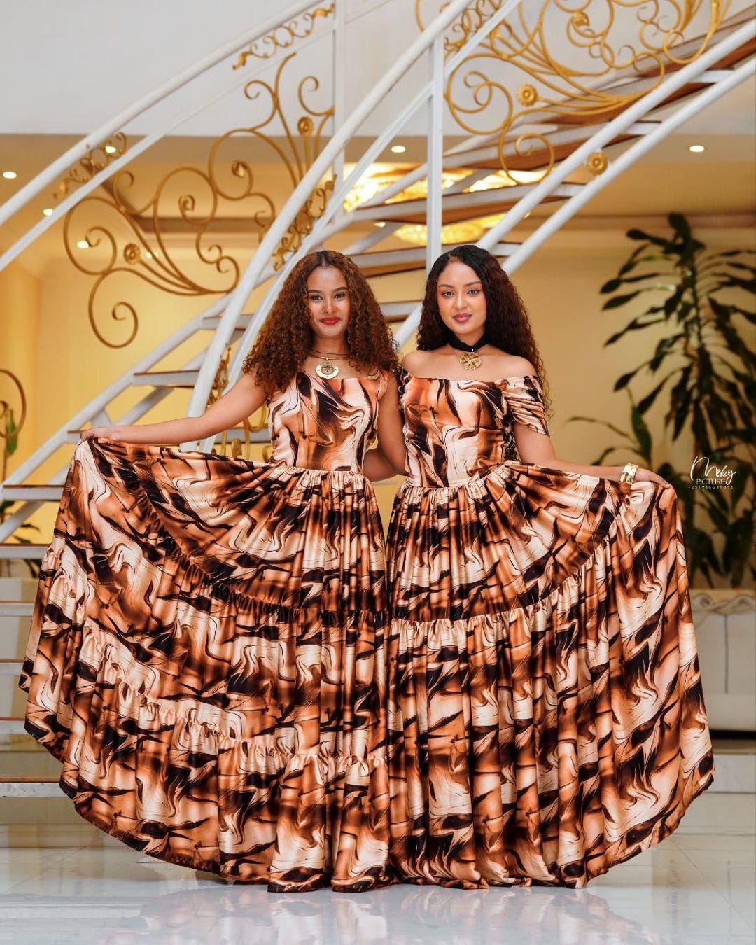 Ethiopian Chiffon Kemis – Handcrafted Flowing Dress | Minimalist ...