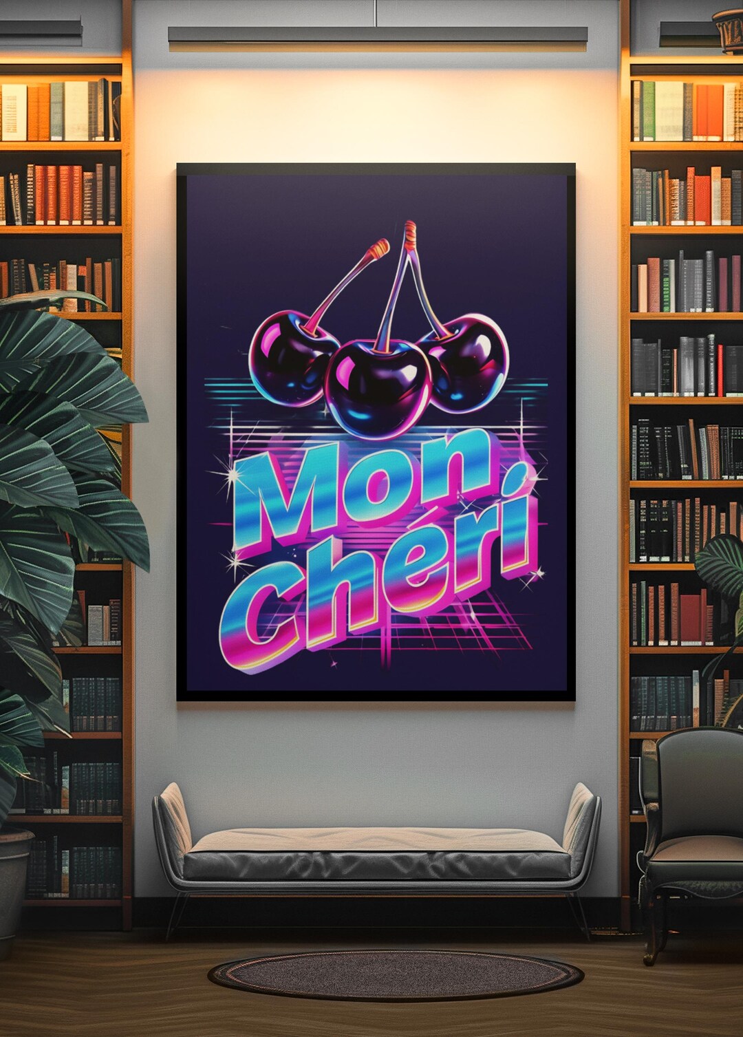 Mon Cheri PNG Download | 2 Cheri Poster Designs for Instant Print, Digital Art, Home Decor ...