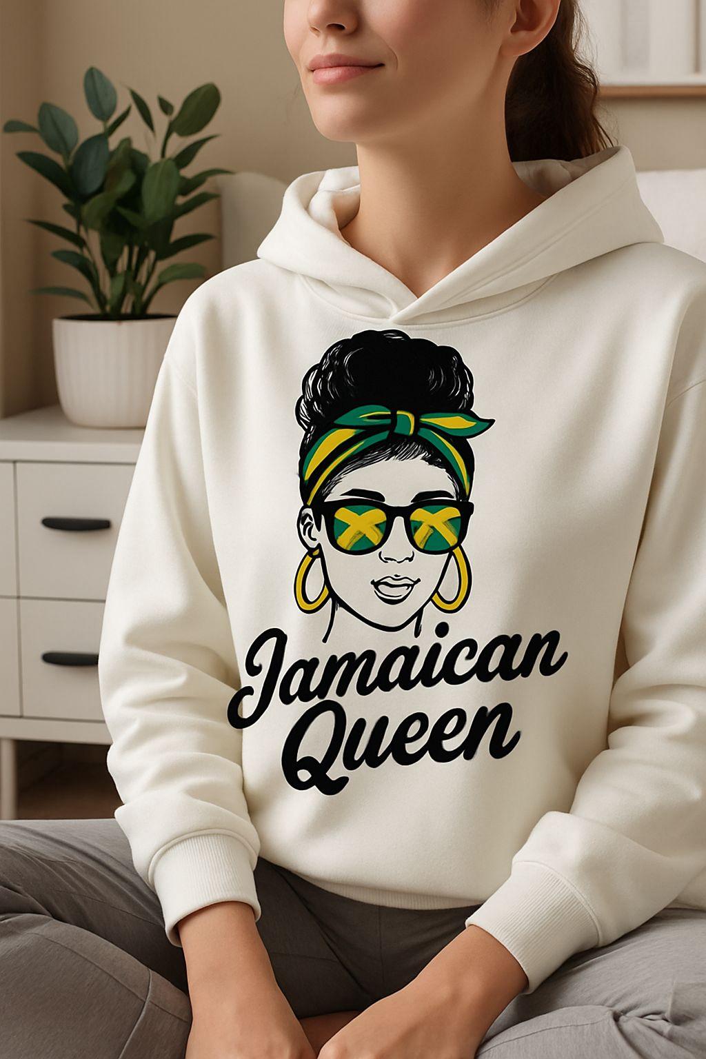 Jamaican Queen PNG SVG: Afro Messy Bun Clipart, Island Pride Design - Etsy