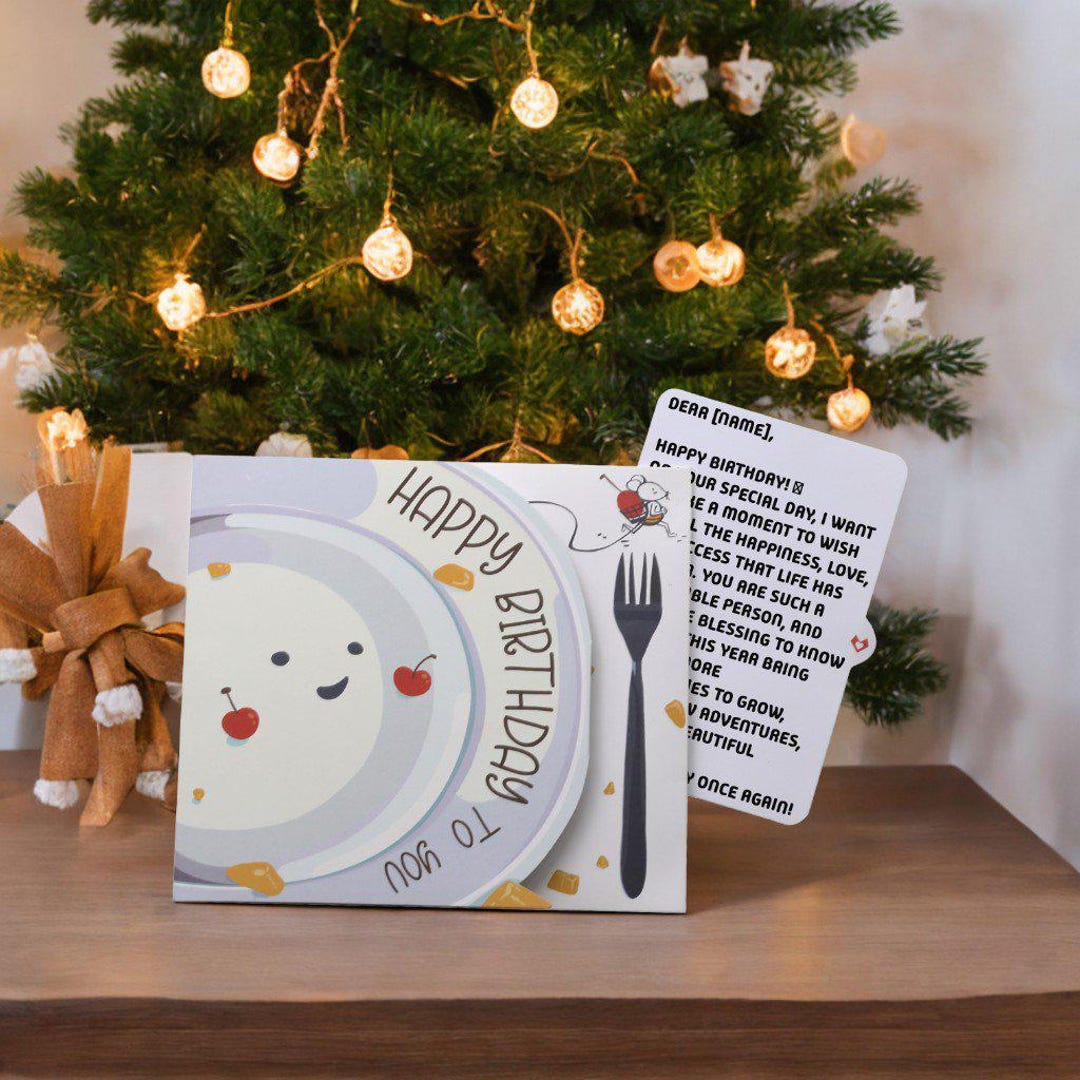 Light up Birthday Cake Flip Out Card, 3D Greeting Card With Candles ...