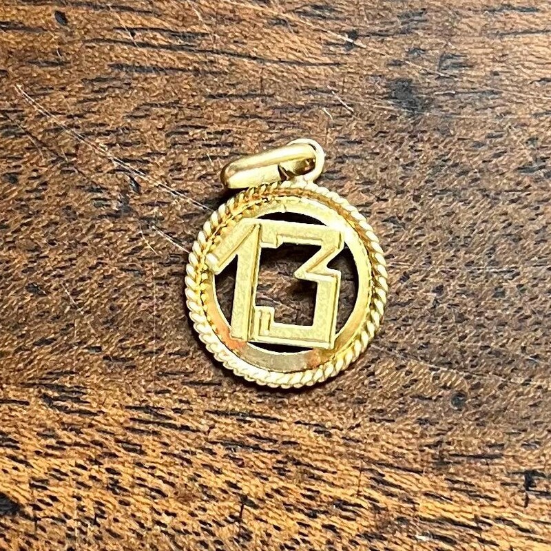 Lucky 13 Charm - Etsy