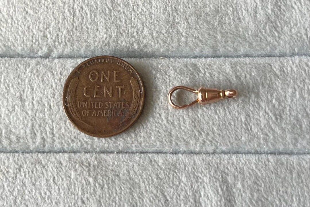 Antique Petite 9K Gold Dog Clip - Etsy