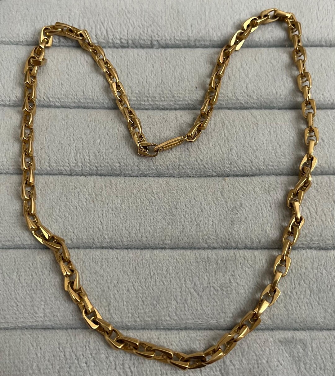 Vintage 18K Link Chain - Etsy