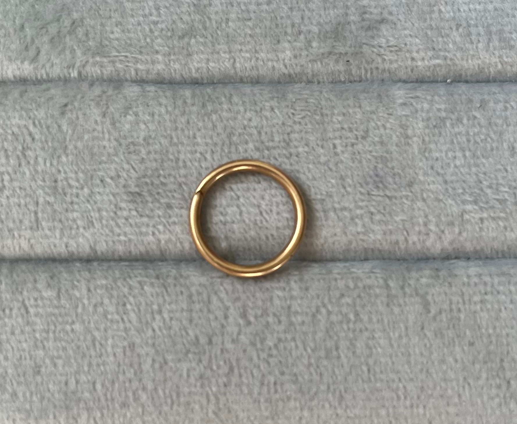 Vintage 14K Gold Split Ring - Etsy