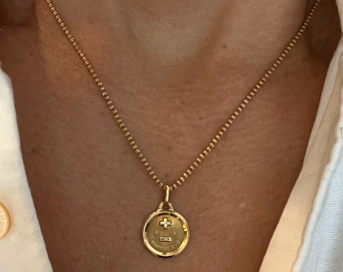 A. Augis Love Token Pendant Plus Quhier Moins Que Demain - Etsy