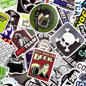 50 Random Hacker Stickers, Cybersecurity Stickers, Ethical Hacking ...