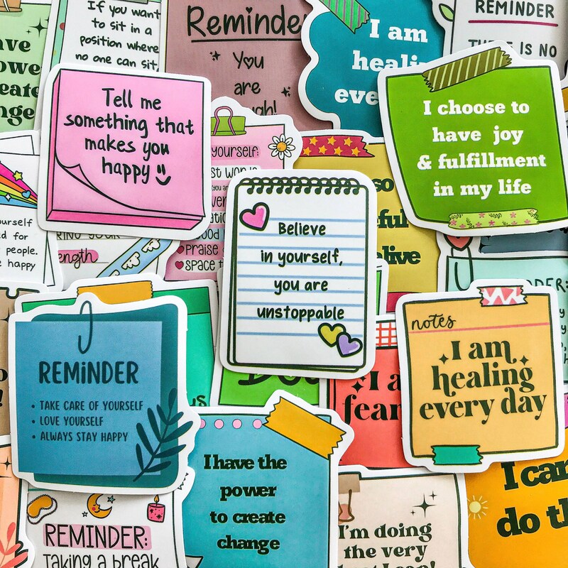 Quote Stickers - Etsy