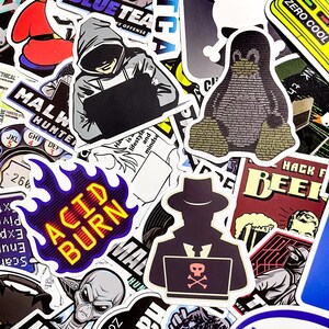 50 Random Hacker Stickers, Cybersecurity Stickers, Ethical Hacking ...