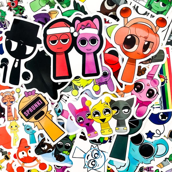 Sprunki Stickers - Etsy UK