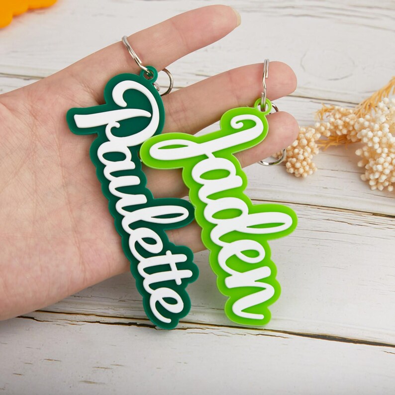 Custom 3D Printed Keychain - Custom Key Chain - Name Keychain - Custom ...