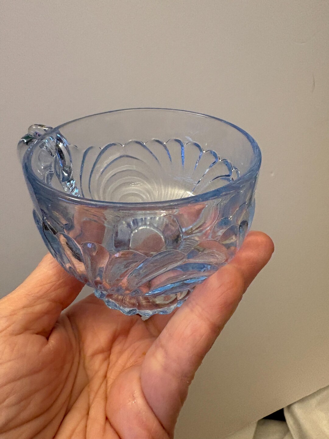 Cambridge Caprice Moonlight Blue Cup - Etsy