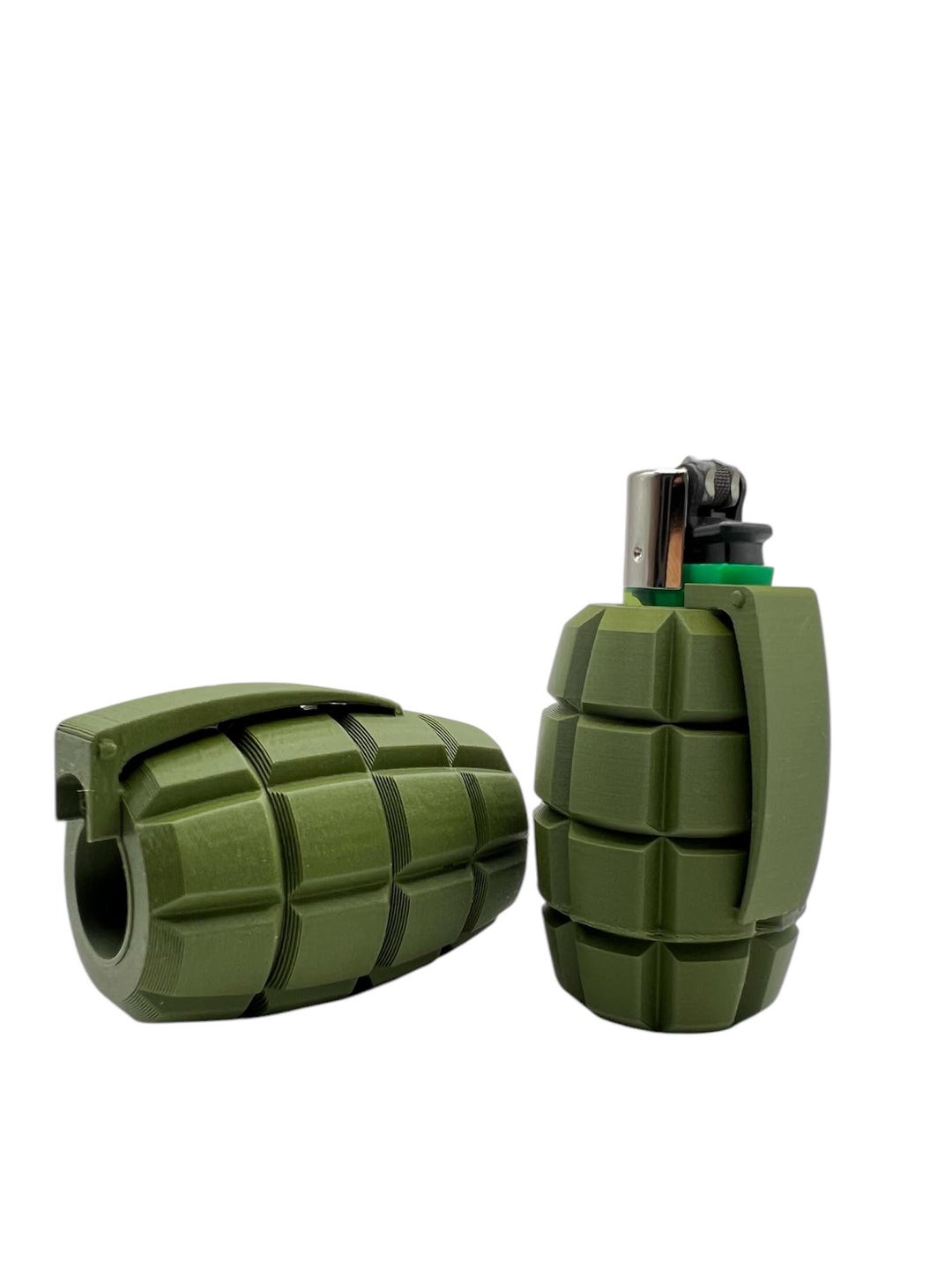 Grenade Clipper Lighter Case – Military Style Refillable Lighter Sleeve ...