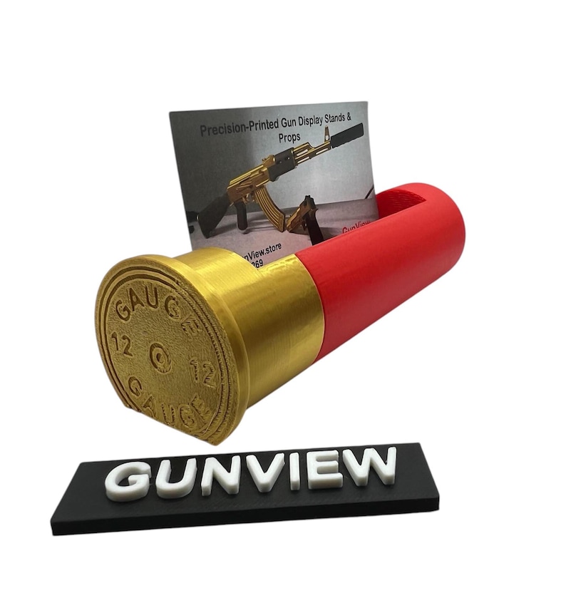 Shotgun Shell Business Card Holder – Desk Organizer for Firearm ...