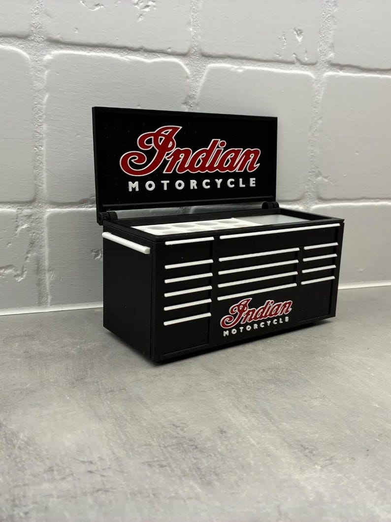 Workbench Toolbox Pen Holder – Tool Box Organizer for Desk – Gift for Mechanics, Woodworkers ...