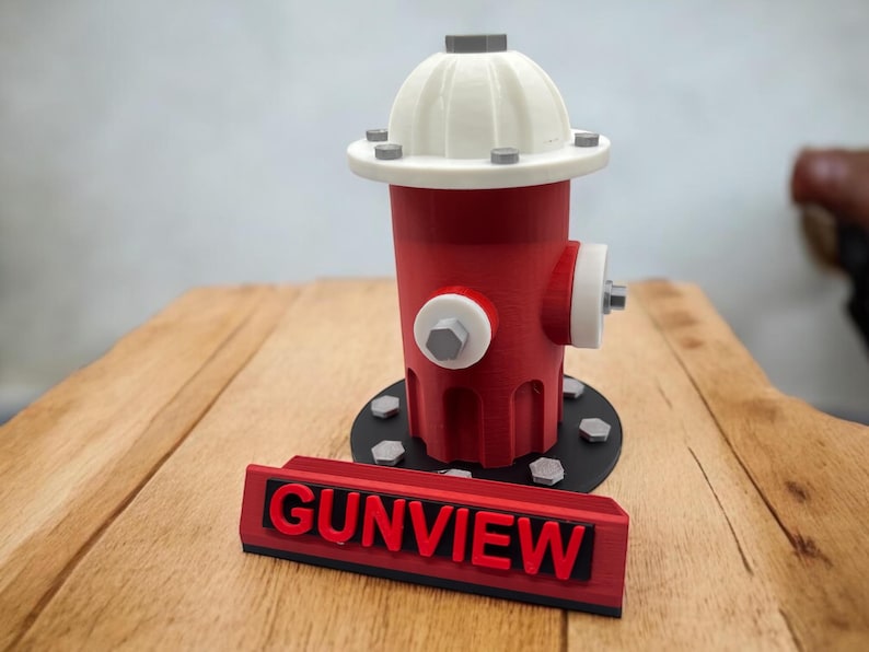 Fire Hydrant Business Card Holder – Custom Nameplate - Etsy
