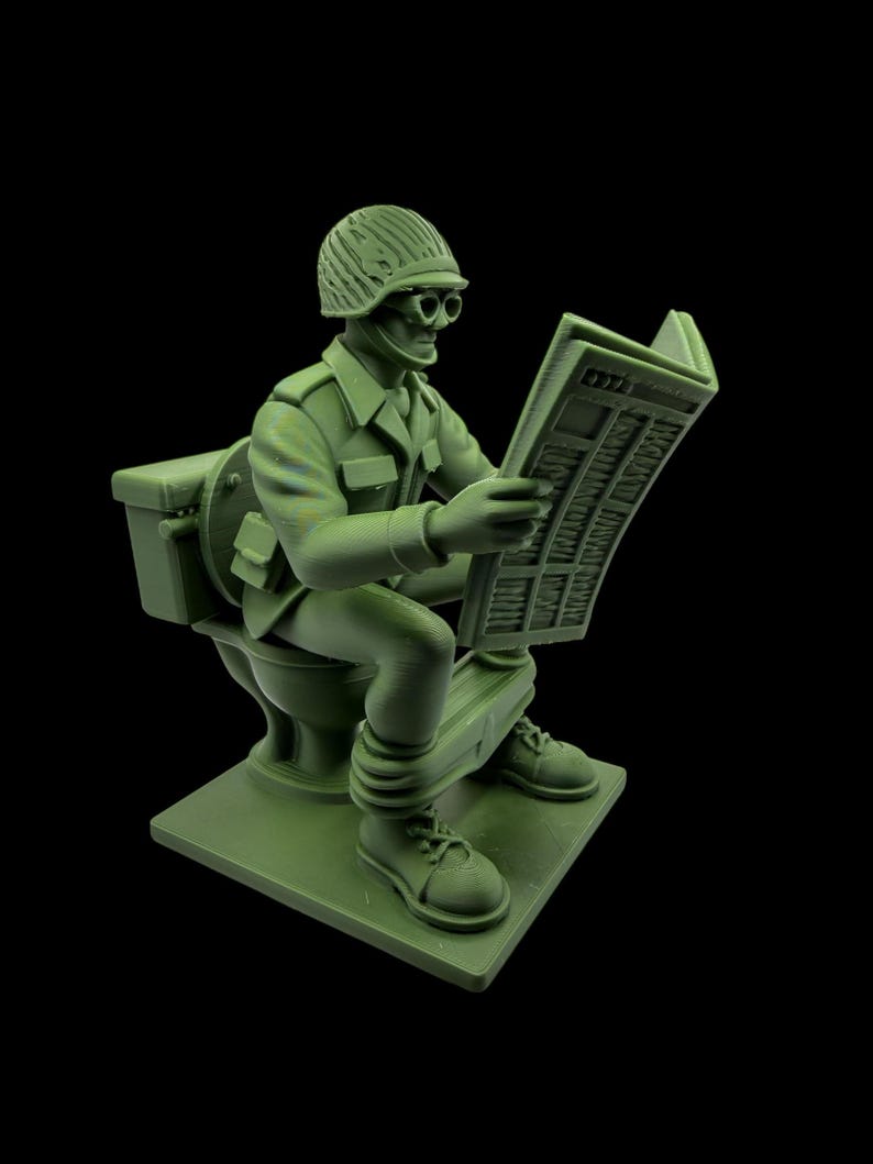 Rifleman XL Soldier Figurine – Tall Army Man Statue - Etsy