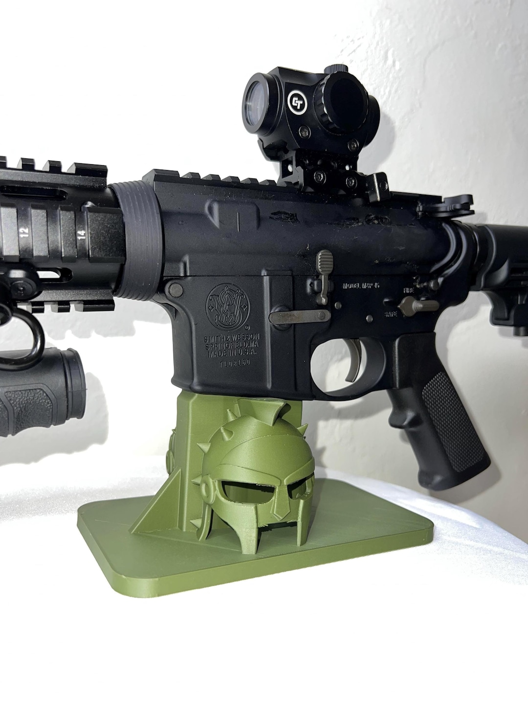 3d-printed Gun Display Stand - Customizable Firearm Holder for ...