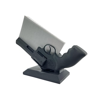 Smith & Wesson 686 Revolver Business Card Holder – 3D Printed Gun Desk ...