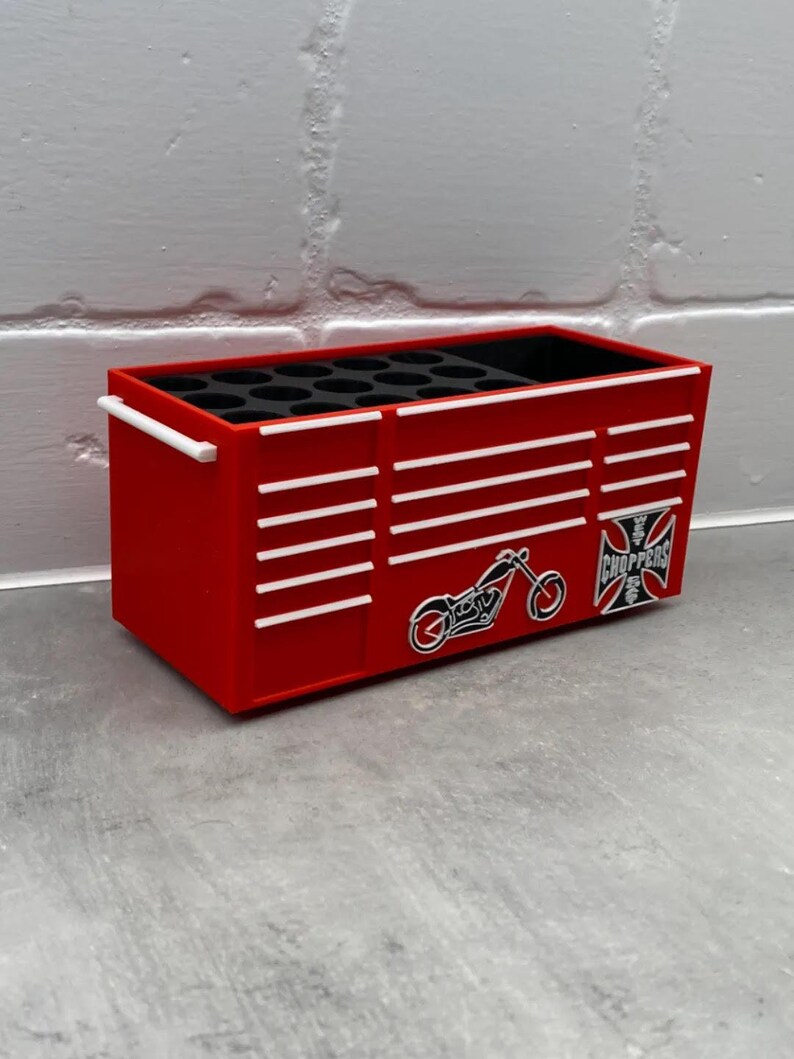 Toolbox Pen Holder Organizer – Automotive Desk Caddy for Gearheads ...