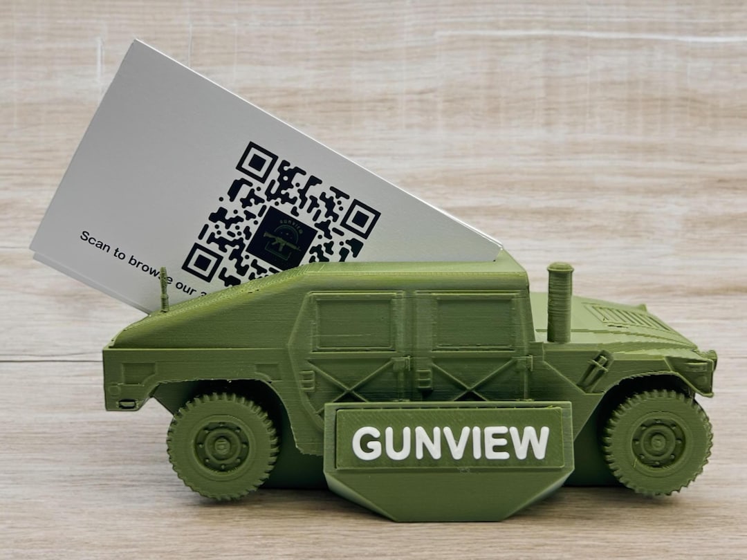 Military Humvee Business Card Holder – Customizable & Unique Desk ...