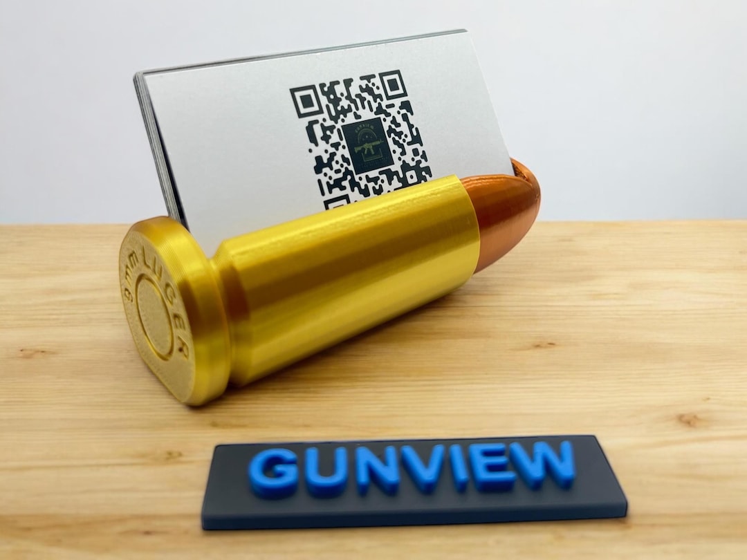 9mm Bullet Business Card Holder - Etsy
