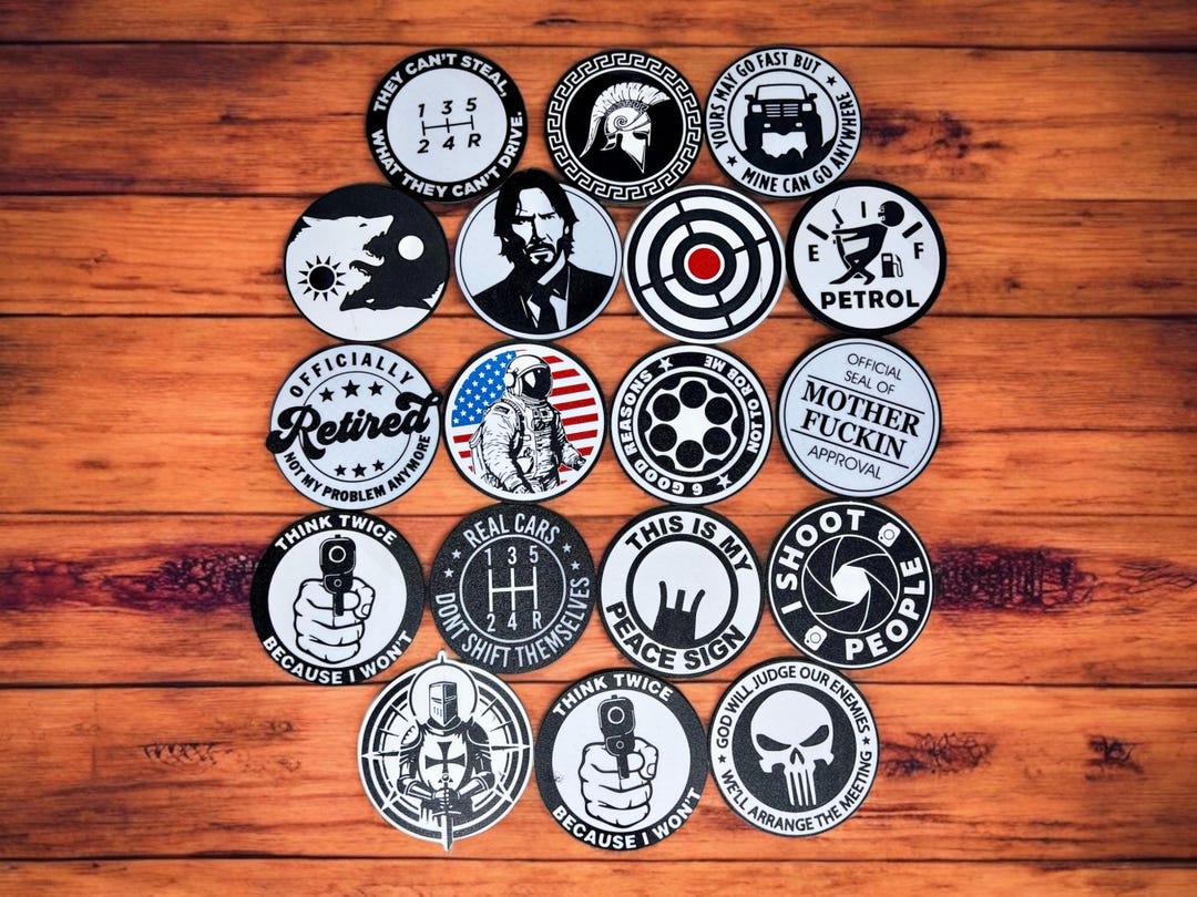 Funny & Tactical Coasters | Gearhead, Gun Owner, and Military-themed ...