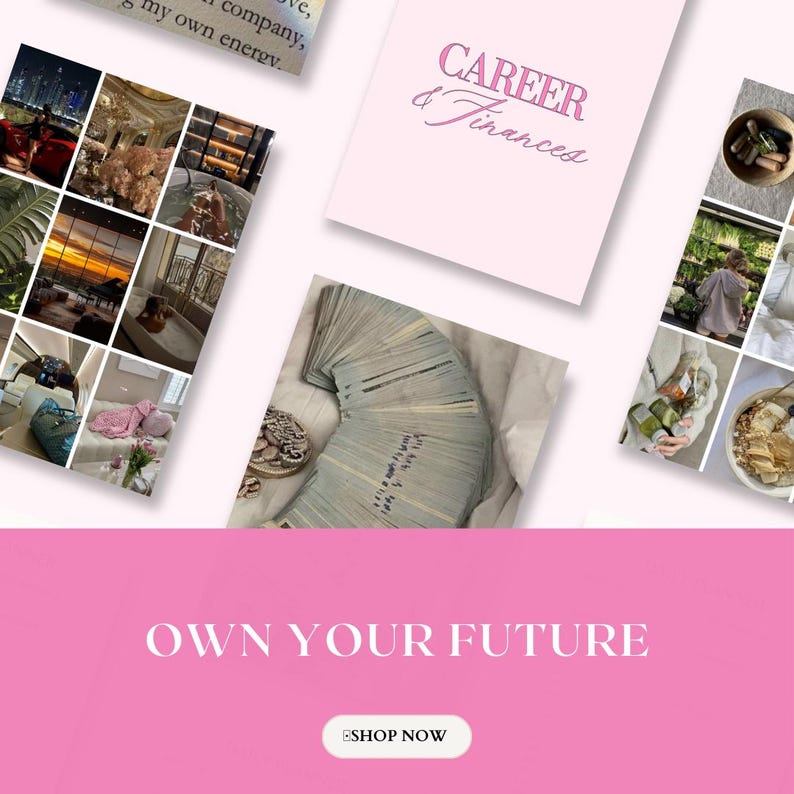 My Vision Board Kit 42 printable Pages to Manifest Your 2025 Goals in ...