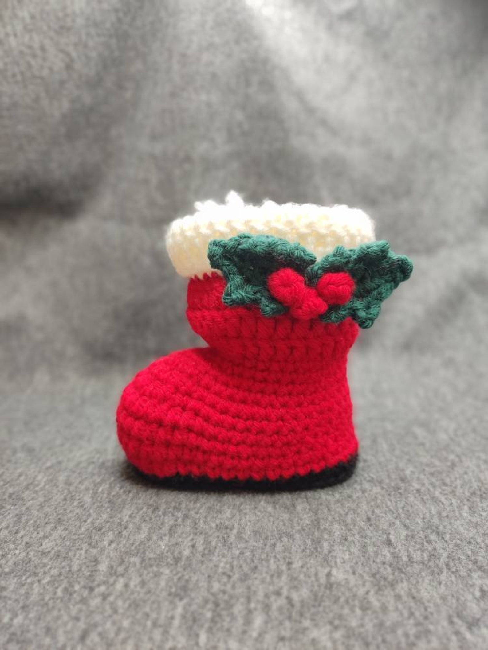 Crochet Christmas Santa Boots Pattern / Christmas Gift / Holly - Etsy