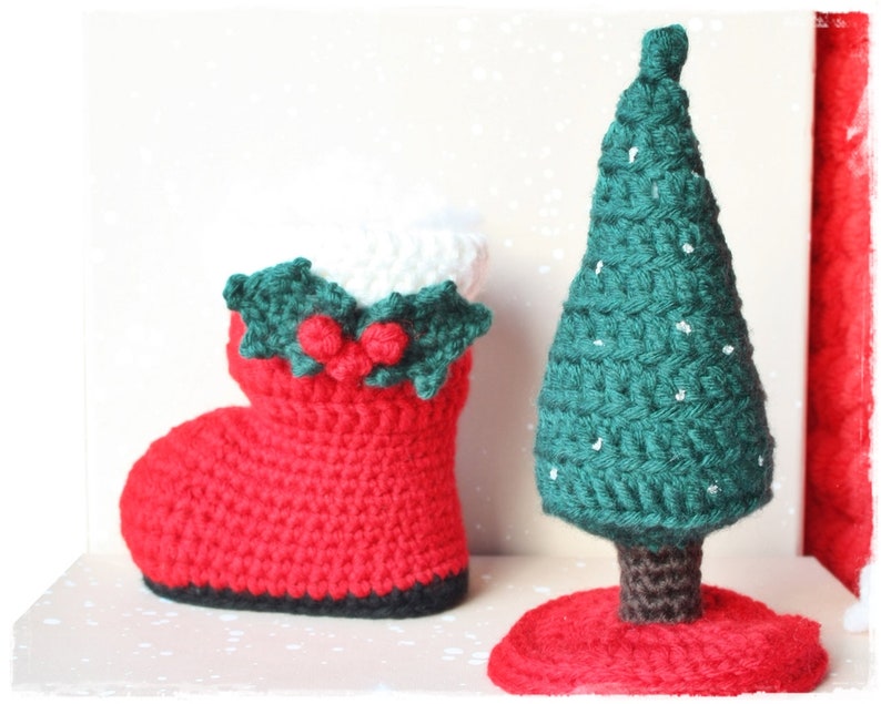 Crochet Christmas Santa Boots Pattern / Christmas Gift / Holly - Etsy