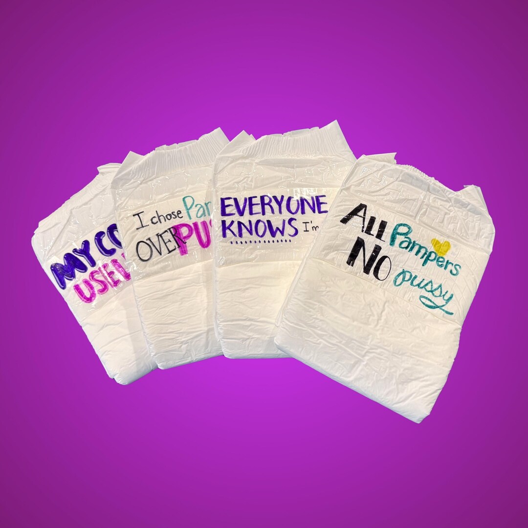 Hand-decorated Diapers, Mommy Drawn With Love. Customizable Phrases and ...