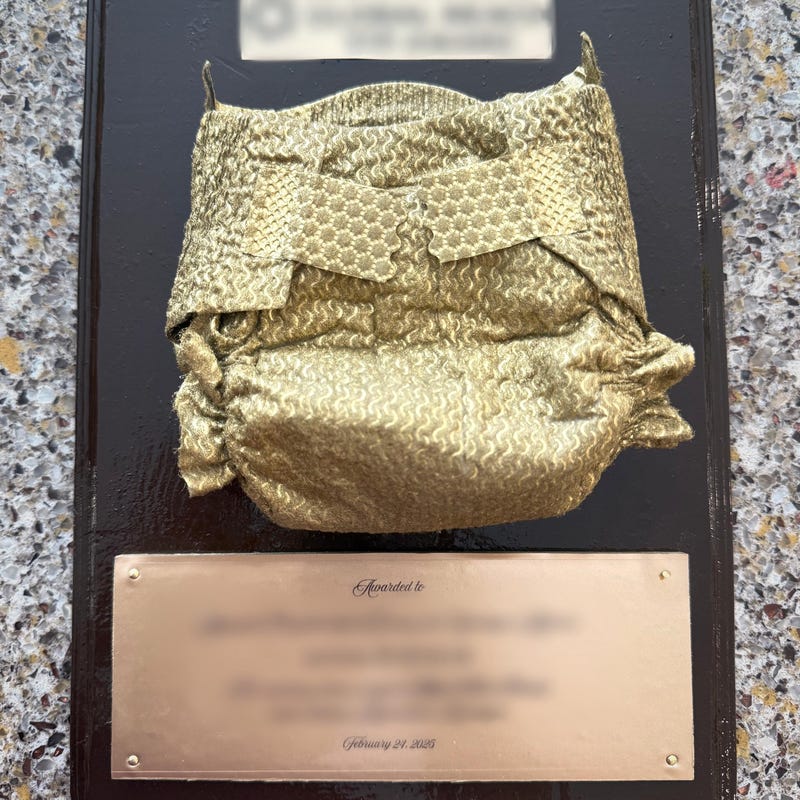 Diaper Award - Etsy