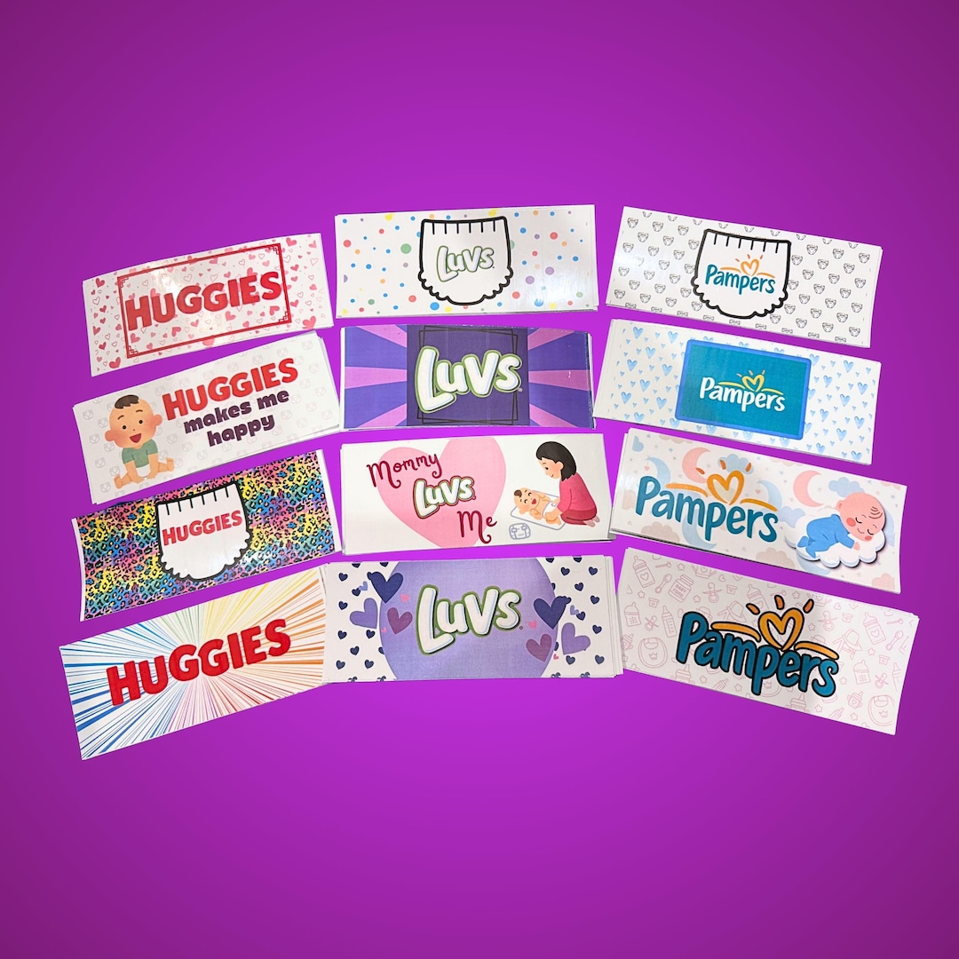 Favorite Brands Diaper Tape Bundle - 12 Diaper Tapes - Free, Discrete ...