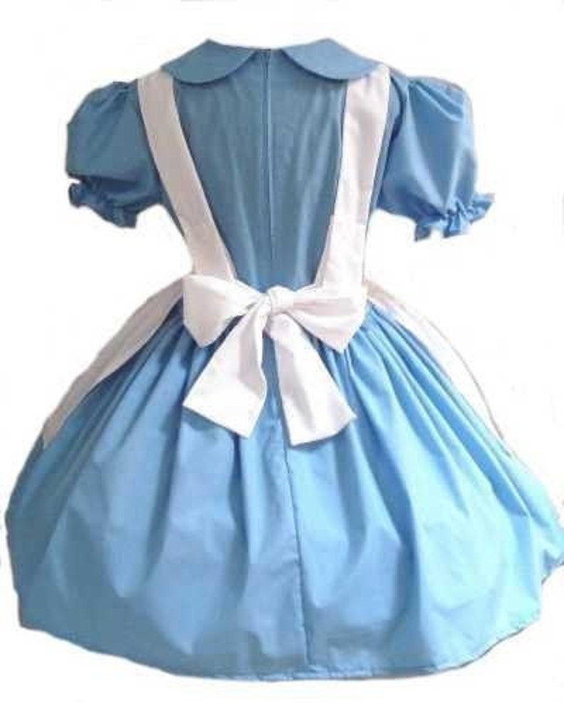Alice in Wonderland Blue Dress & White Apron Cosplay Costume - Etsy