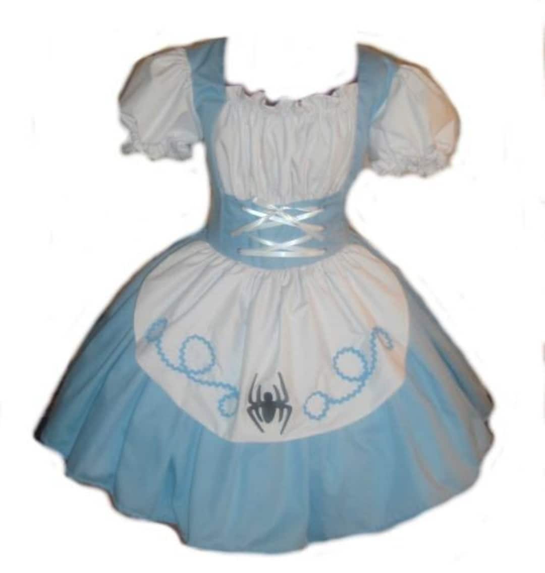 Womens Little Miss Muffet Dress Storybook Fairytale Halloween Costume ...