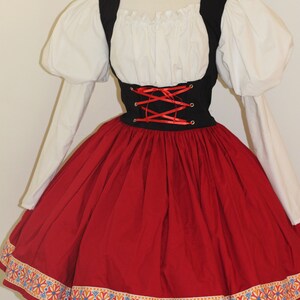 Heidi Swiss Miss German Barmaid Bar Maid Victorian Girl Dress - Etsy