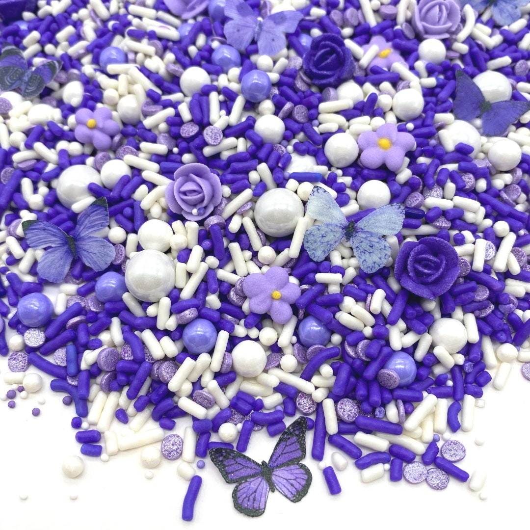 Butterfly Kisses Sprinkle Mix - Floral Sprinkles - Butterfly Cake ...
