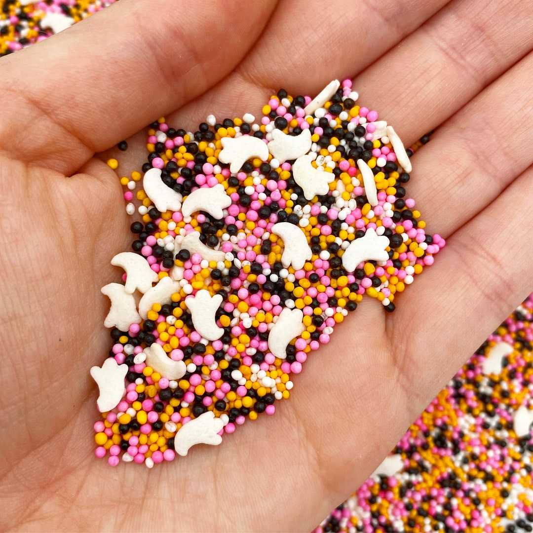 Not so Spooky Sprinkle Mix - Edible - Halloween Sprinkles - Pink ...