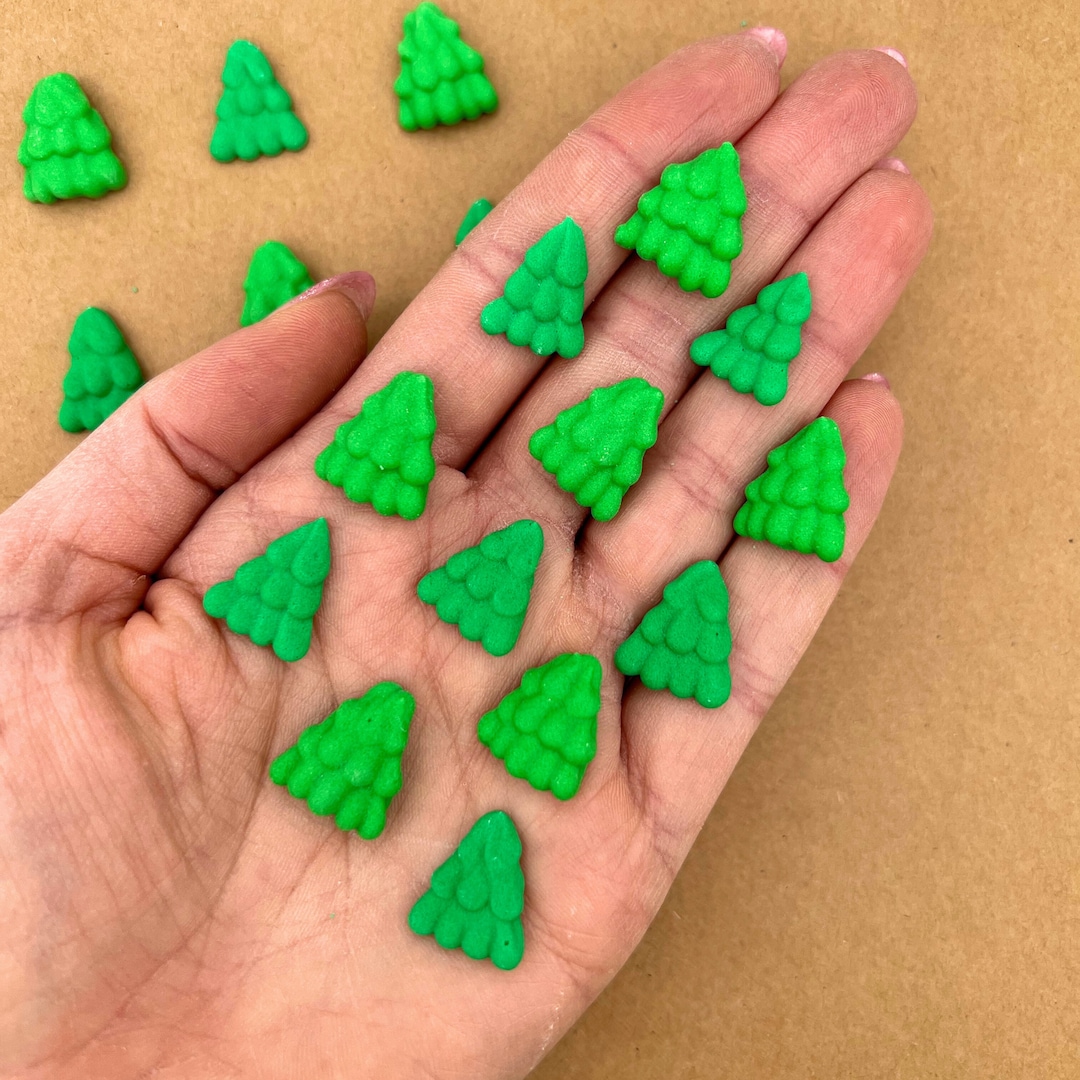 12 Mini Icing Trees - Royal Icing Trees - Christmas Trees - Xmas Trees ...