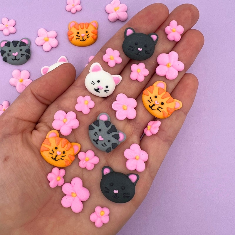 Edible Fondant Cats - Etsy