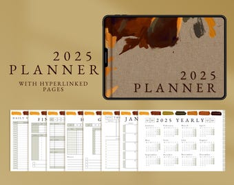 Blue Digital Planner 2025 - Etsy