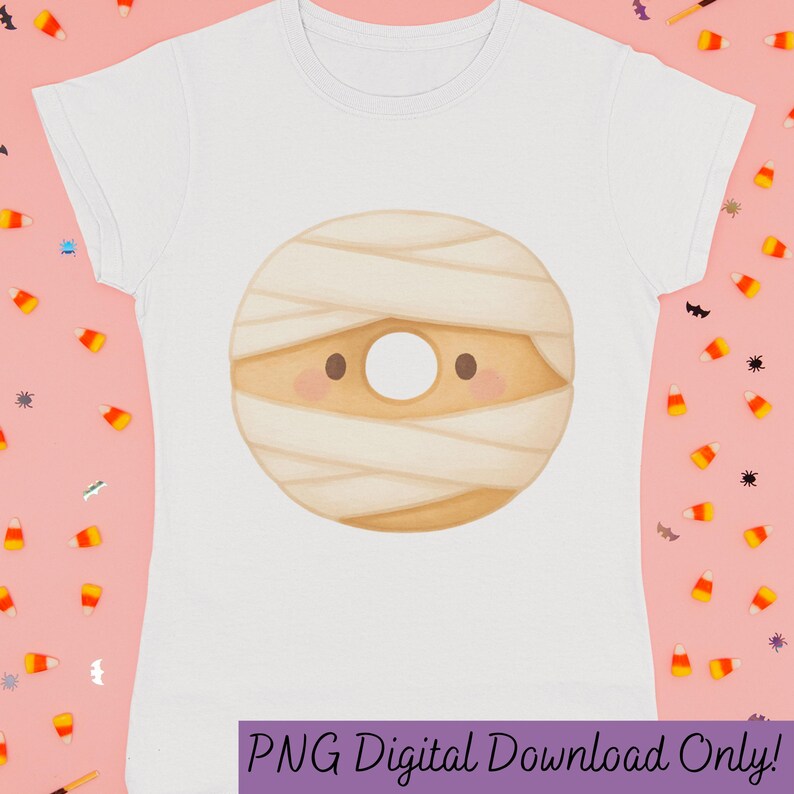 Pastel Halloween Donuts Clipart PNG: Kawaii Spooky Boonuts (digital ...