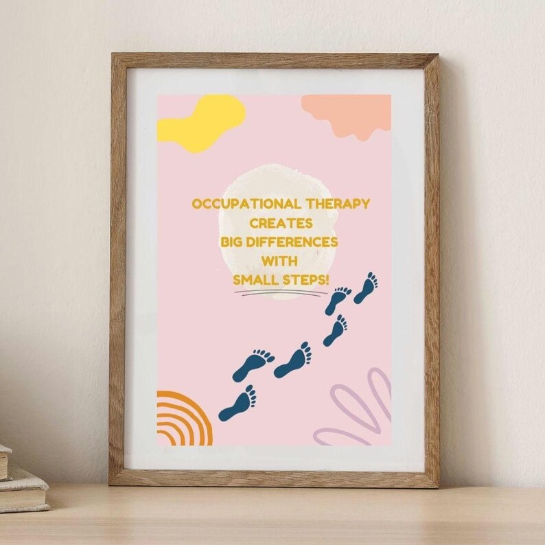 Occupational Therapist Poster, Printable Wall Art, OT Clinic Decor ...