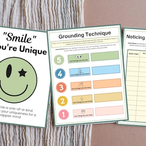 Trauma Healing Workbook Bundle: Self-care Activities (digital Download ...