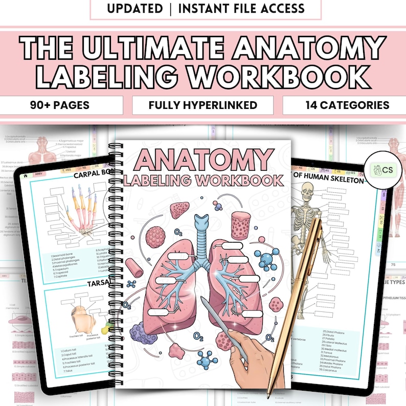 Human Anatomy Labeling Workbook | Anatomy Study Guide PDF | Nursing ...