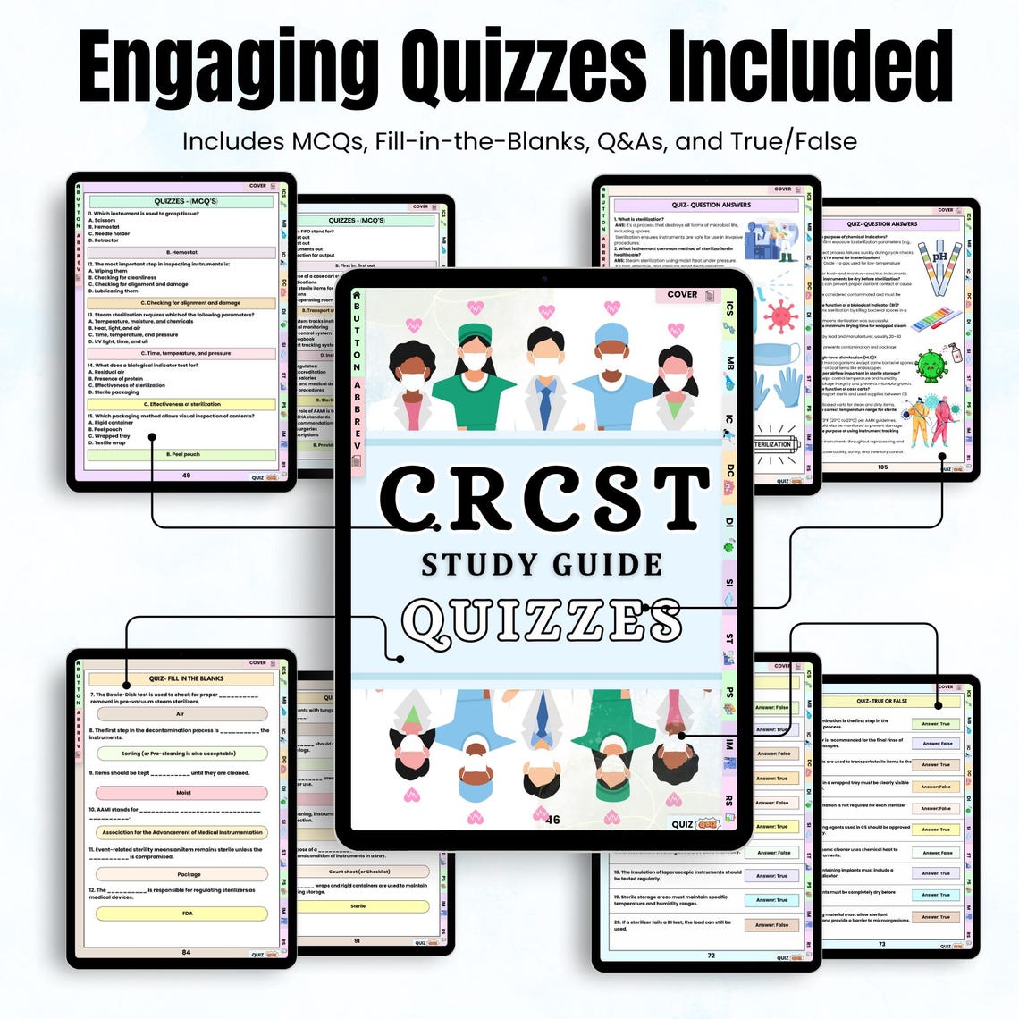 CRCST Study Guide Bundle, Central Sterile Processing Learning Resource ...