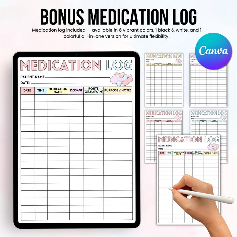Medication Math Cheat Sheet, Bonus Medication Log, Updated 2025-26 ...