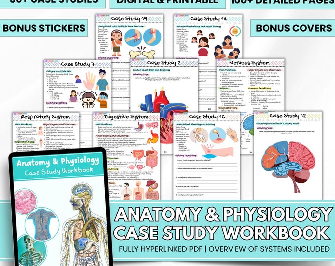 Anatomy & Physiology Case Study Workbook, Updated 2025-26, Included ...
