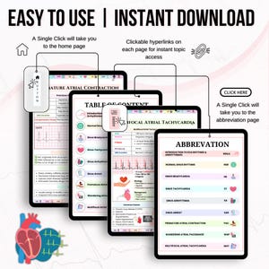 ECG Rhythms & Arrhythmias Cheat Sheet, Cardiac Nursing Study Guide, EKG ...