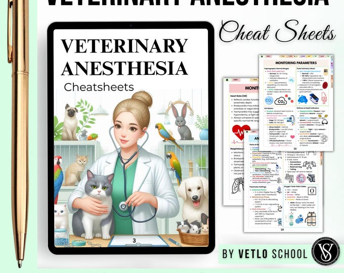 Veterinary Medicine Reference Card Bundle | Vet Med Badge Buddies for ...