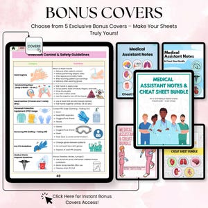 Medical Assistant Notes & Cheat Sheet Bundle, 20+ Topics Study Guide ...